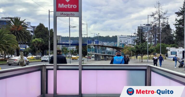 Mapa Metro de Quito - Metro de Quito